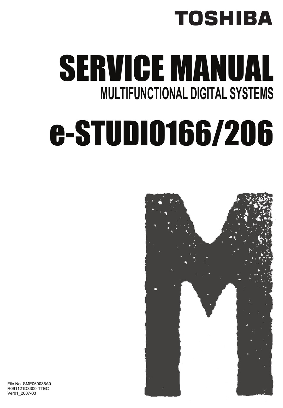 TOSHIBA E STUDIO166 SERVICE MANUAL Pdf Download ManualsLib