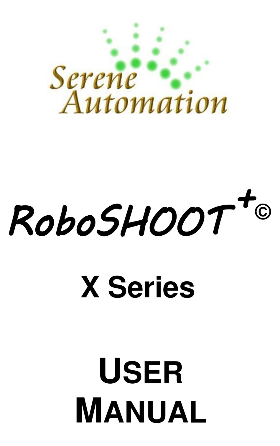 ROBOSHOOT MX-20, MX-15, RX-20, AD RX-15 USER MANUAL Pdf Download ...