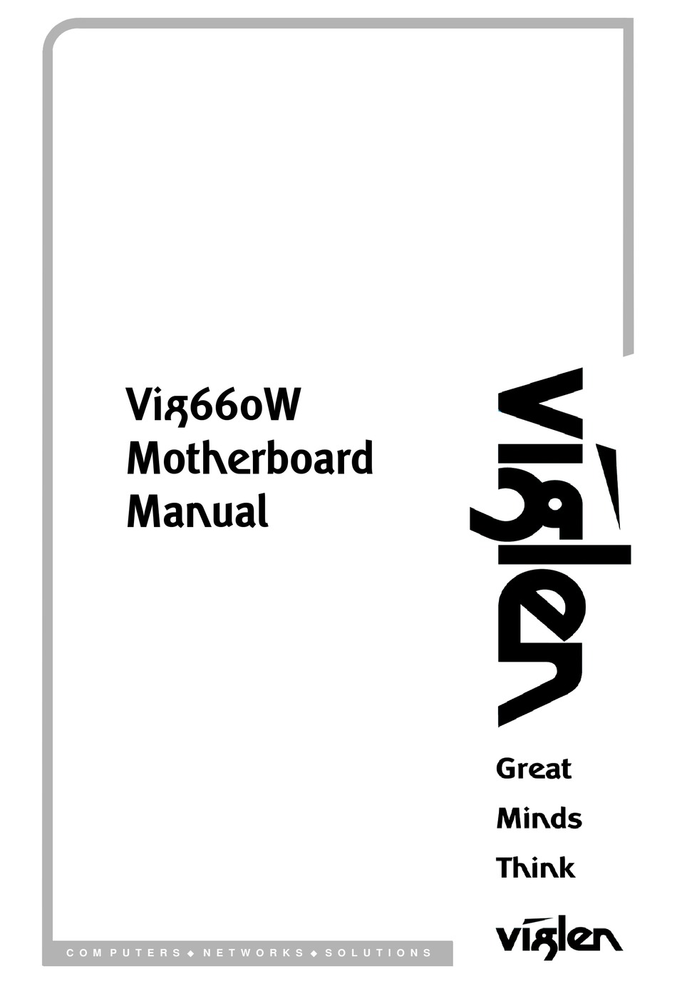 VIGLEN VIG660W MANUAL Pdf Download | ManualsLib
