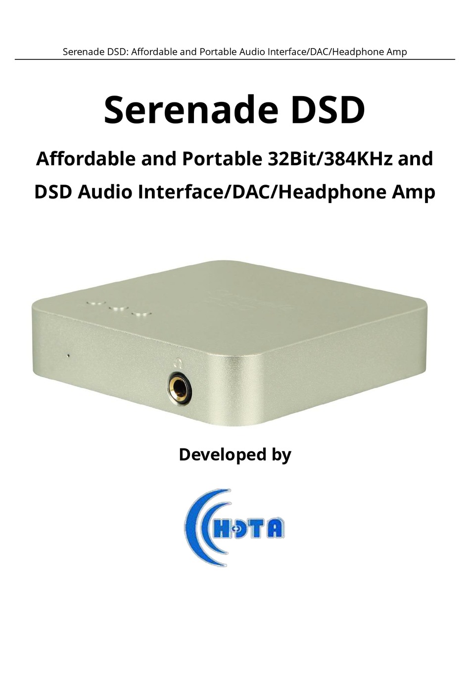 SOUND MAGIC SERENADE DSD MANUAL Pdf Download | ManualsLib