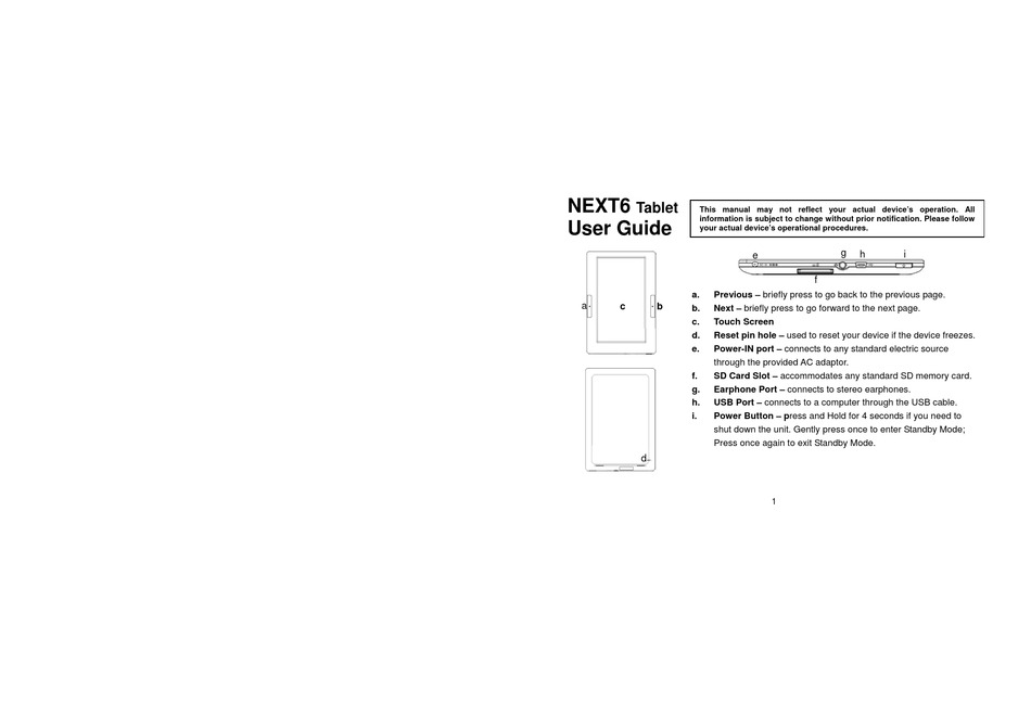 EFUN NEXT6 USER MANUAL Pdf Download | ManualsLib