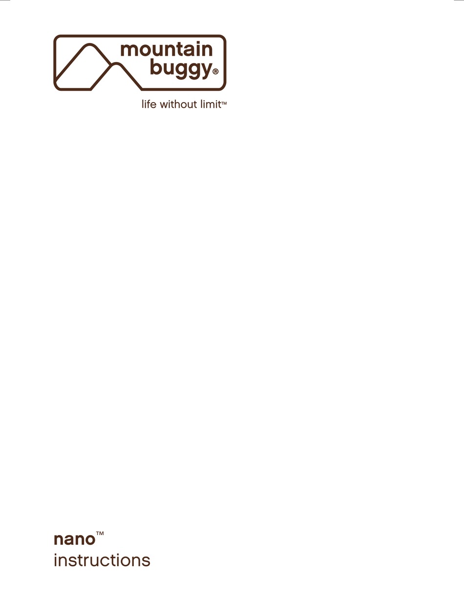 MOUNTAIN BUGGY NANO INSTRUCTIONS MANUAL Pdf Download ManualsLib mountain-buggy-nano-instructions-manual-pdf-download-manualslib