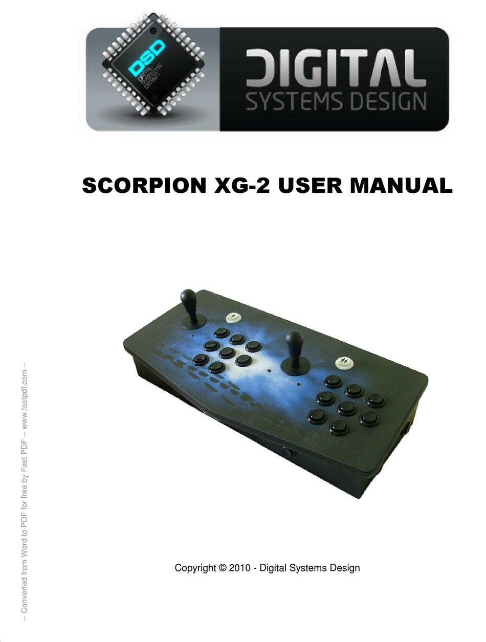 DIGITAL SYSTEMS DESIGN SCORPION XG-2 USER MANUAL Pdf Download | ManualsLib DIGITAL SYSTEMS DESIGN SCORPION XG-2 USER MANUAL Pdf Download | ManualsLib