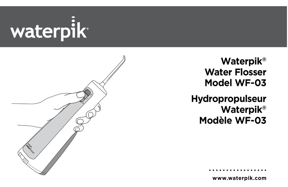 WATERPIK WF-03 USER MANUAL Pdf Download | ManualsLib