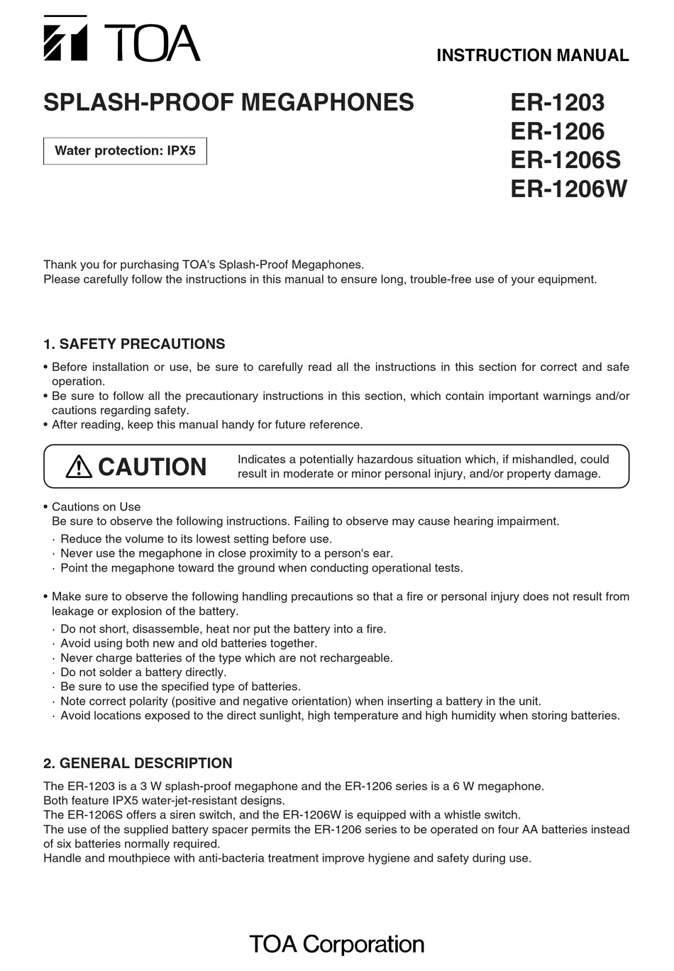 toa-er-1203-instruction-manual-pdf-download-manualslib