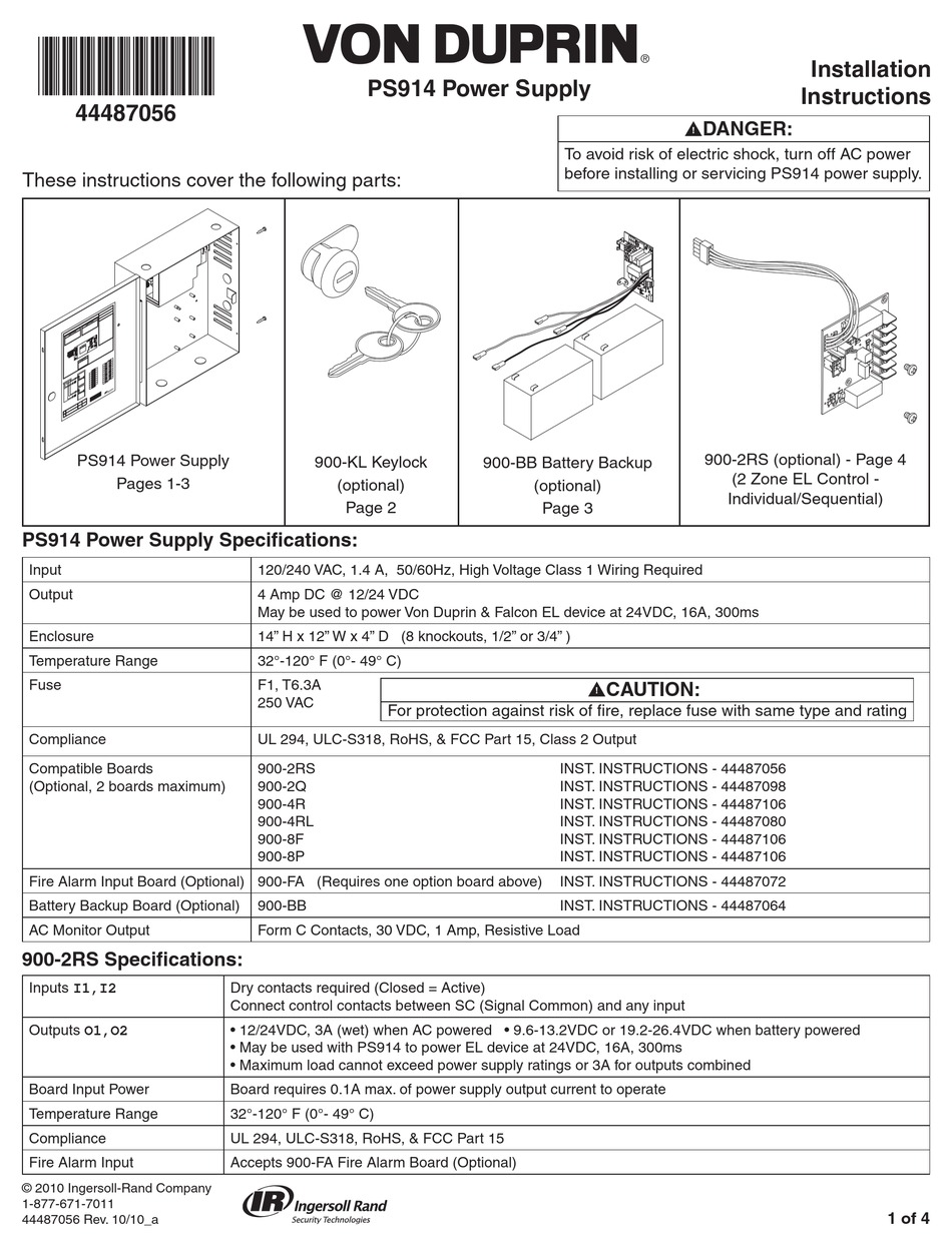 VON DUPRIN PS914 INSTALLATION INSTRUCTIONS MANUAL Pdf Download ManualsLib VON DUPRIN PS914 INSTALLATION INSTRUCTIONS MANUAL Pdf Download ManualsLib