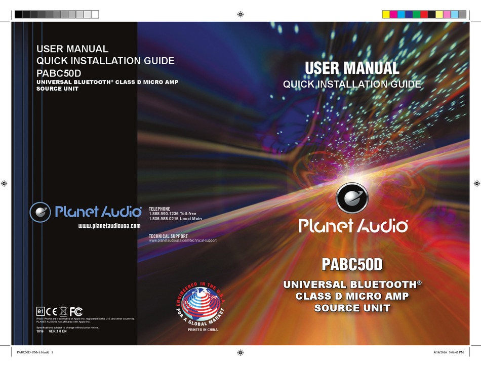 PLANET AUDIO PABC50D USER MANUAL Pdf Download | ManualsLib