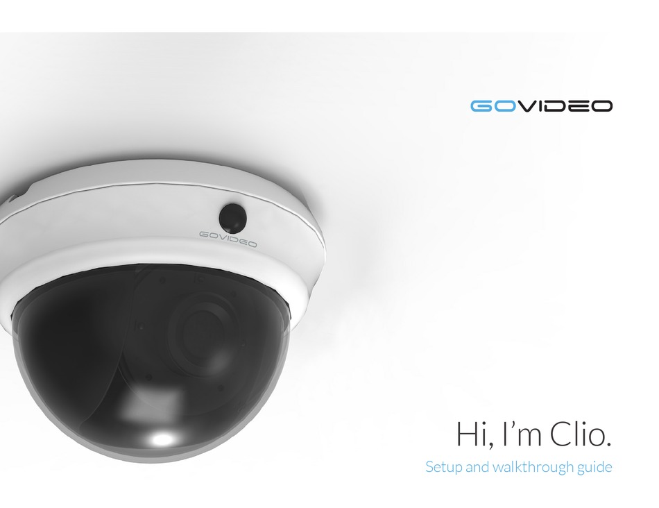 GOVIDEO CLIO SETUP MANUAL Pdf Download | ManualsLib