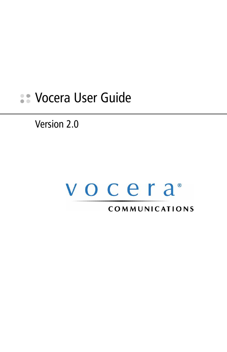 VOCERA B2000 USER MANUAL Pdf Download ManualsLib VOCERA B2000 USER MANUAL Pdf Download ManualsLib