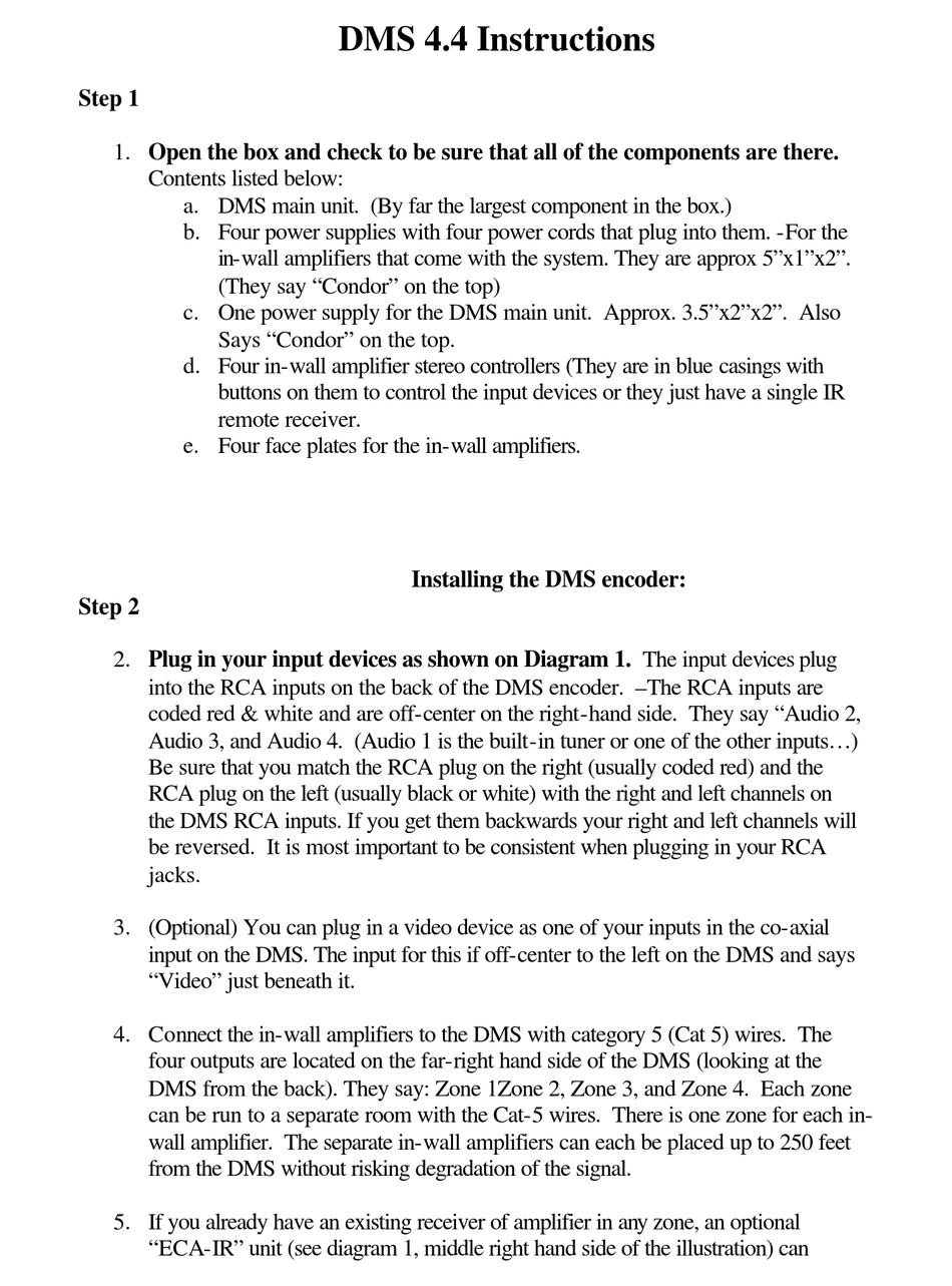 PRAGMATIC COMMUNICATIONS SYSTEMS DMS 4.4 INSTRUCTIONS Pdf Download ...