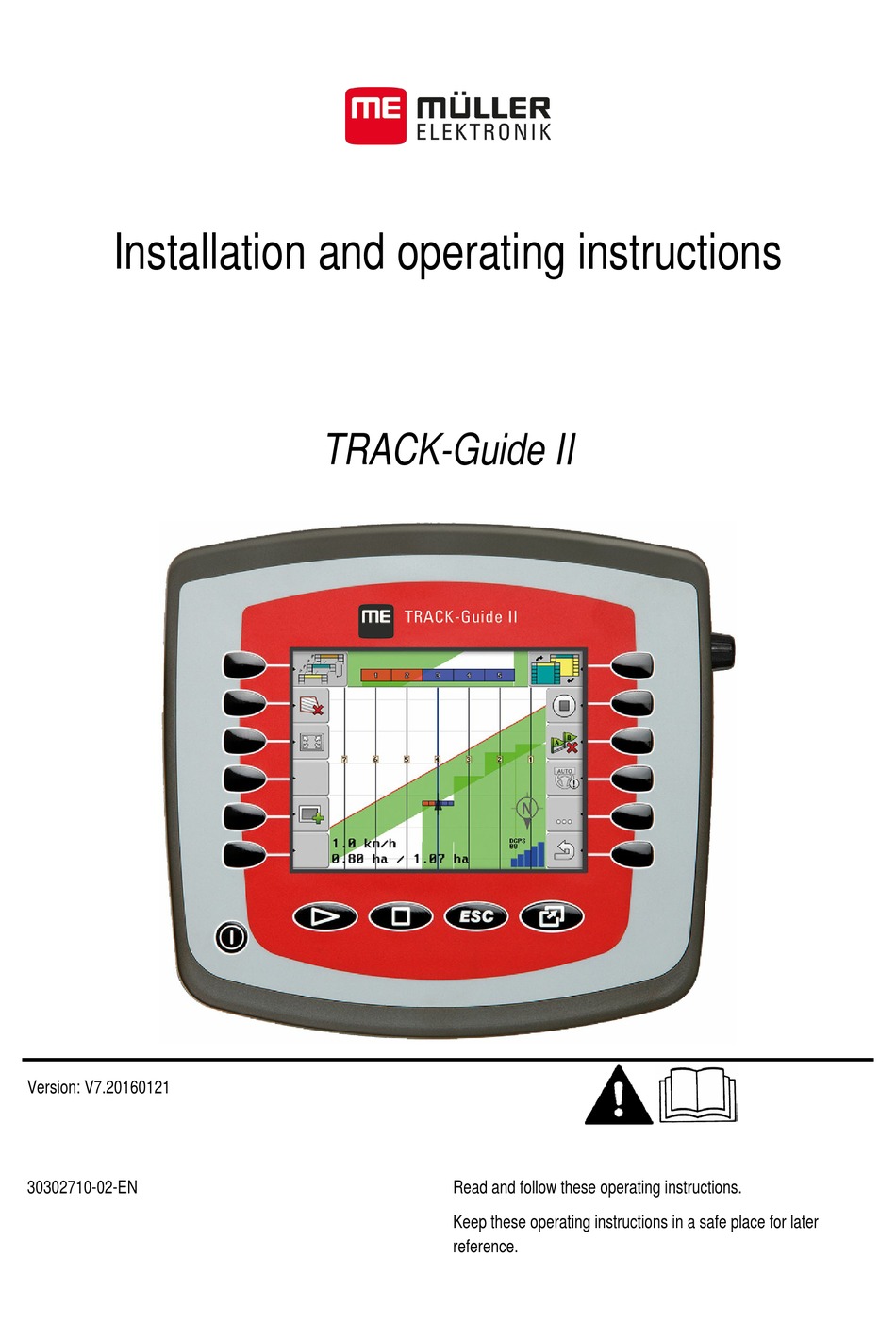 ME TRACK-GUIDE II INSTALLATION AND OPERATING INSTRUCTIONS MANUAL Pdf ...
