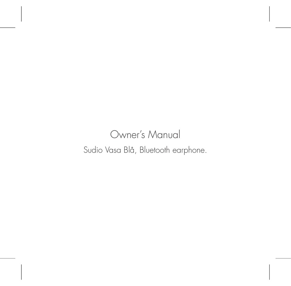 SUDIO VASA BLA OWNER S MANUAL Pdf Download ManualsLib sudio-vasa-bla-owner-s-manual-pdf-download-manualslib