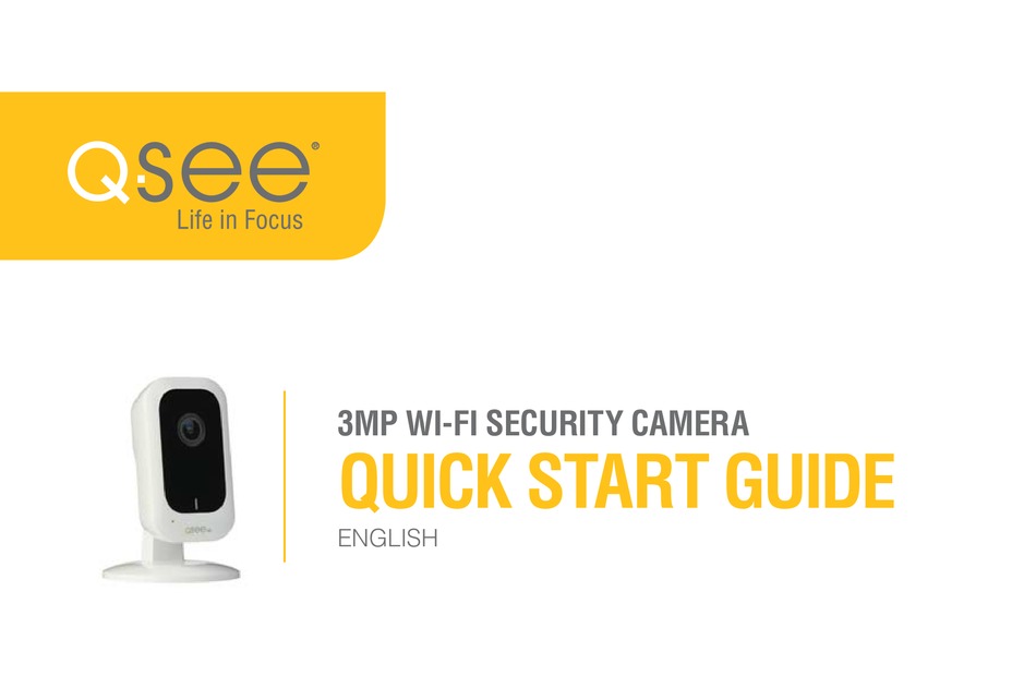 Q-SEE QCW3MP16 QUICK START MANUAL Pdf Download | ManualsLib