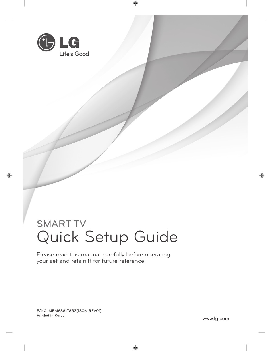 LG 42LA660S QUICK SETUP MANUAL Pdf Download | ManualsLib