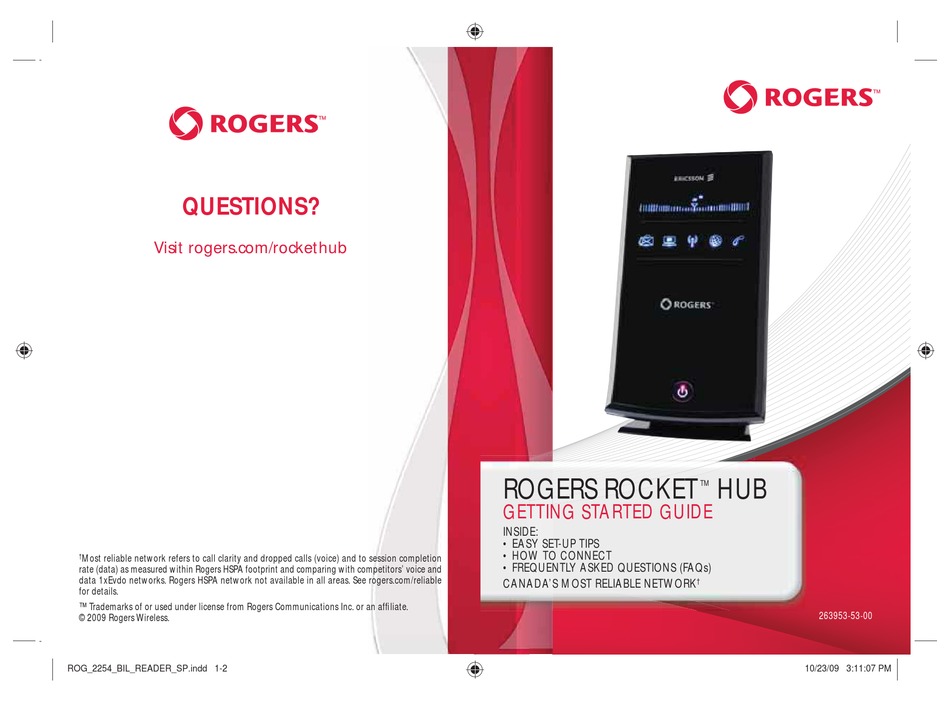 ROGERS ROCKET HUB GETTING STARTED MANUAL Pdf Download | ManualsLib