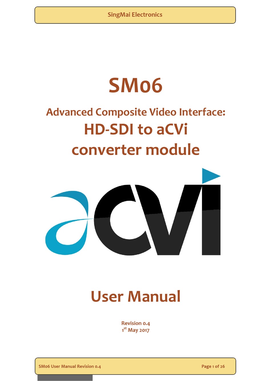 SINGMAI ELECTRONICS SM06 USER MANUAL Pdf Download | ManualsLib
