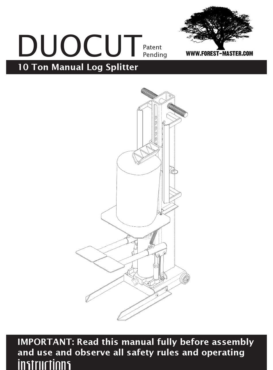 FOREST-MASTER DUOCUT MANUAL Pdf Download | ManualsLib