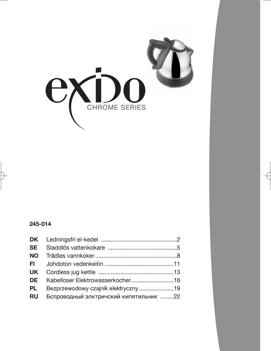 EXIDO 245-014 OWNER'S MANUAL Pdf Download | ManualsLib