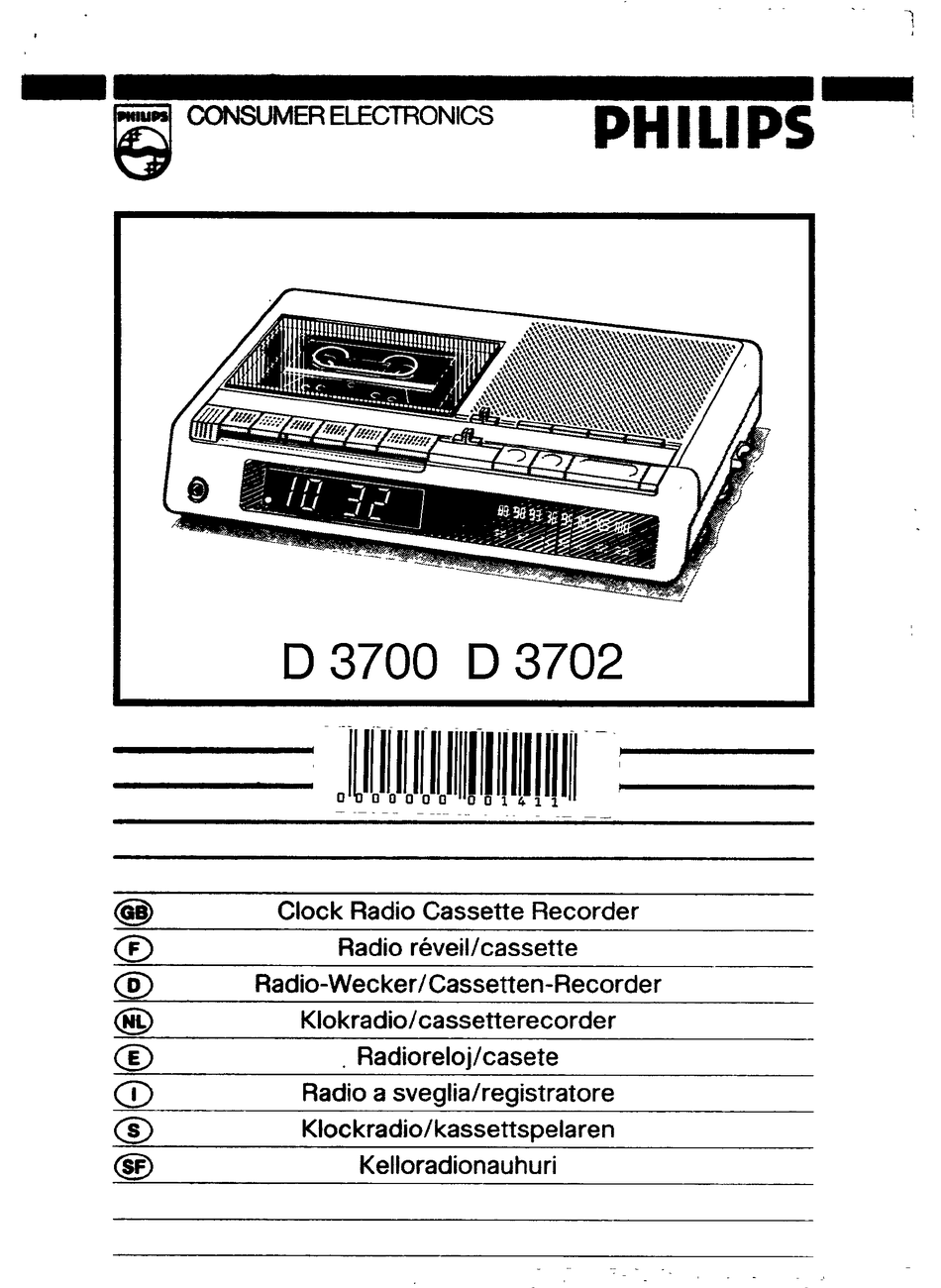 PHILIPS D 3700 USER MANUAL Pdf Download | ManualsLib
