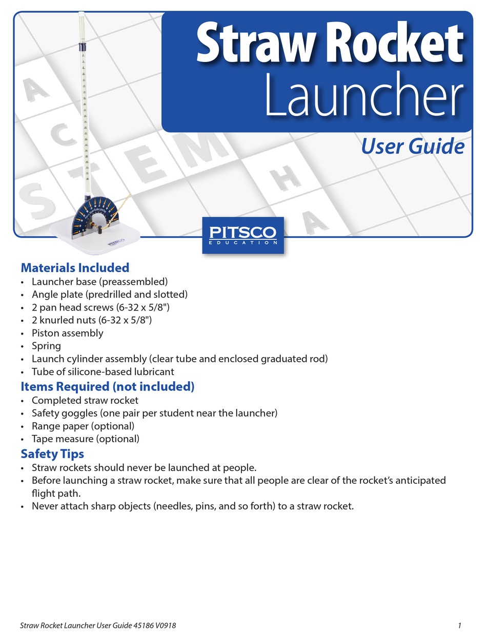 pitsco-straw-rocket-user-manual-pdf-download-manualslib