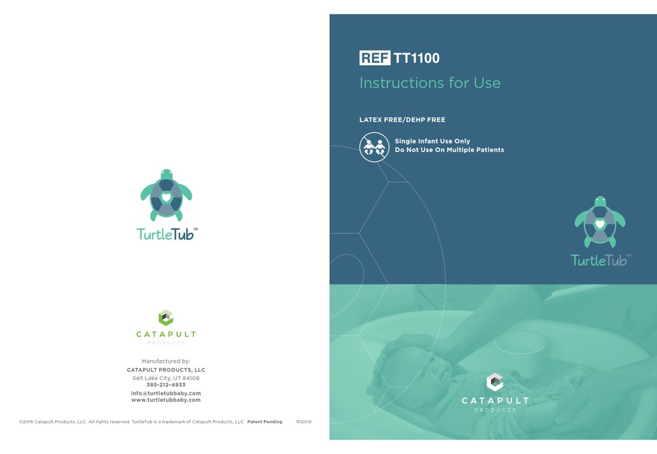 CATAPULT TURTLETUB INSTRUCTIONS FOR USE Pdf Download | ManualsLib