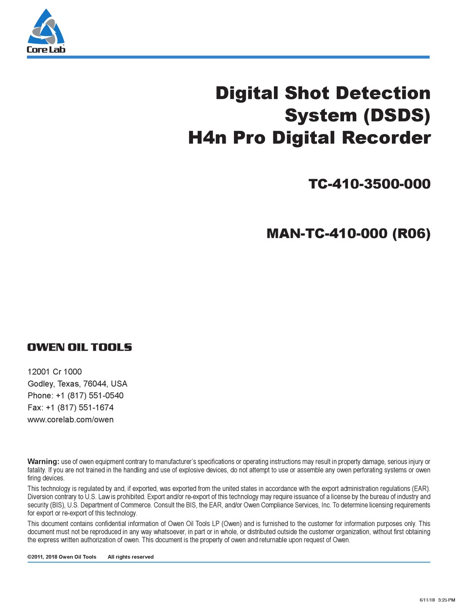 Zoom H4n Pro Manual