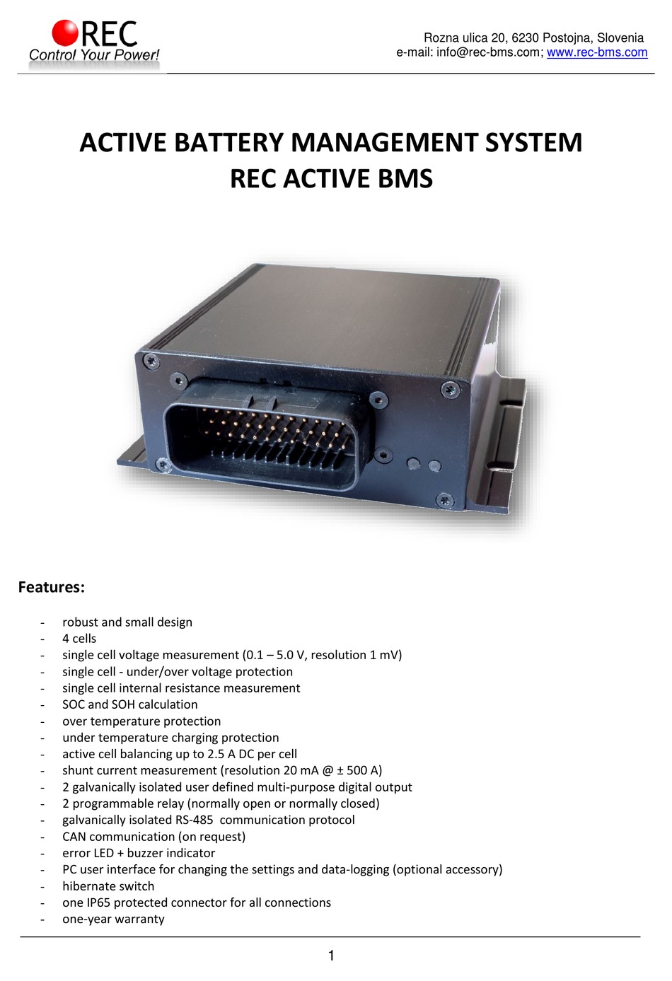 rec-active-bms-4s-manual-pdf-download-manualslib