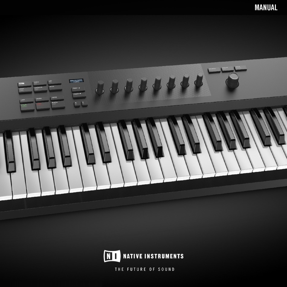 NATIVE INSTRUMENTS A SERIES ELECTRONIC KEYBOARD USER MANUAL | ManualsLib