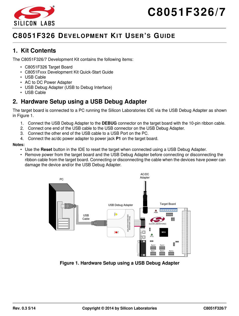 SILICON LABORATORIES C8051F326/7 USER MANUAL Pdf Download | ManualsLib