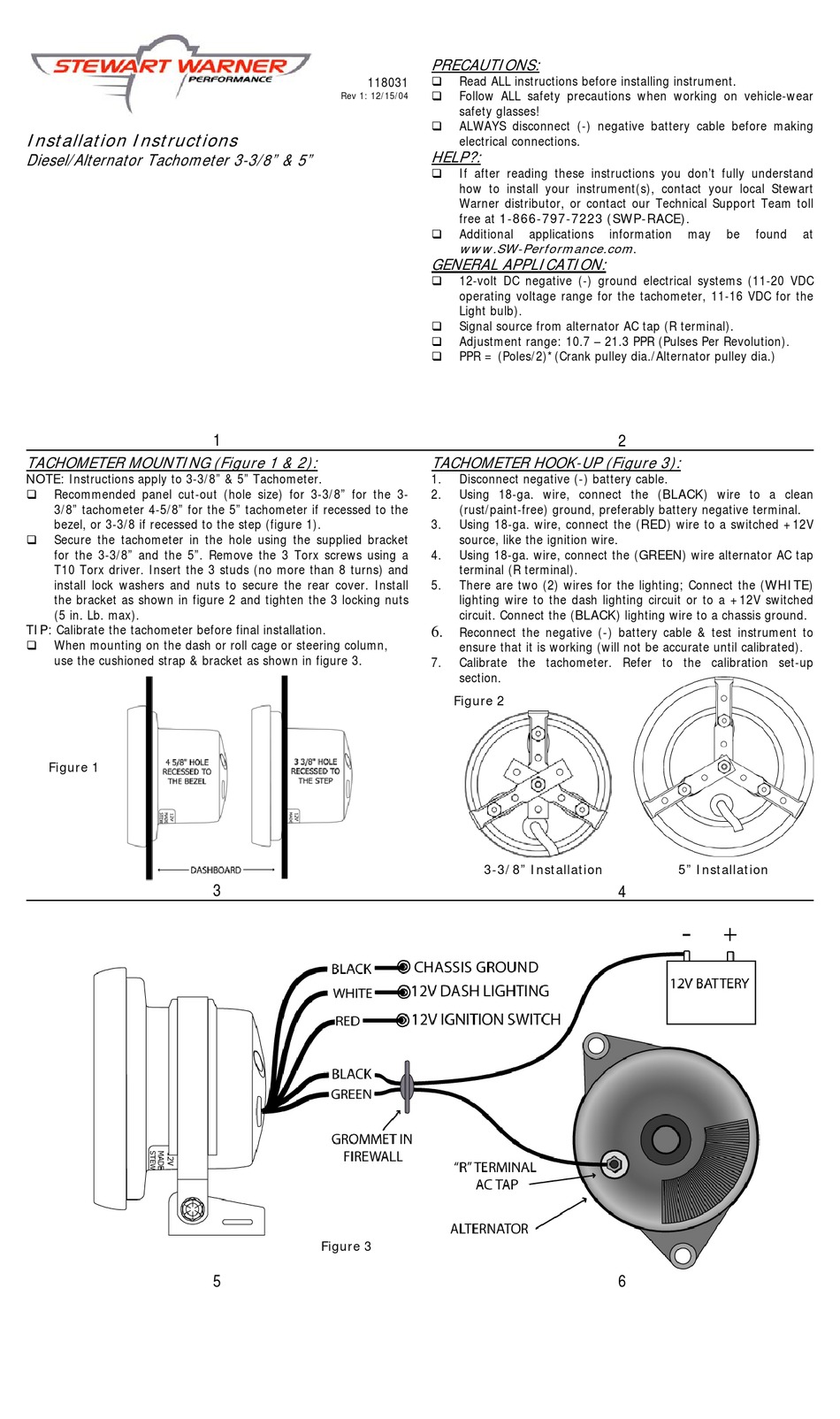 Alternator Wiring Diagram Tachometer Wiring Flow Schema