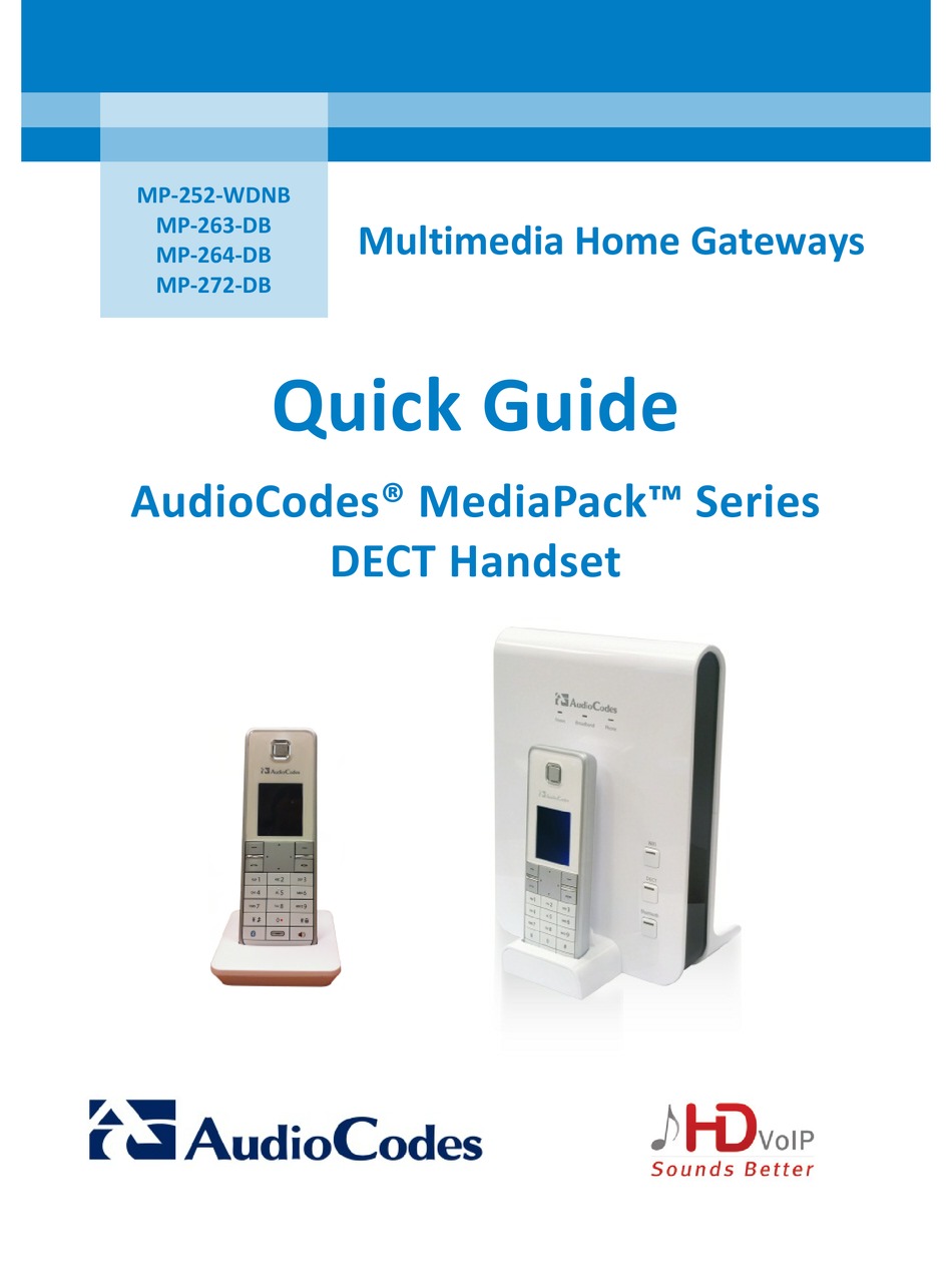 AUDIOCODES MEDIAPACK SERIES HANDSET QUICK MANUAL ManualsLib audiocodes-mediapack-series-handset-quick-manual-manualslib