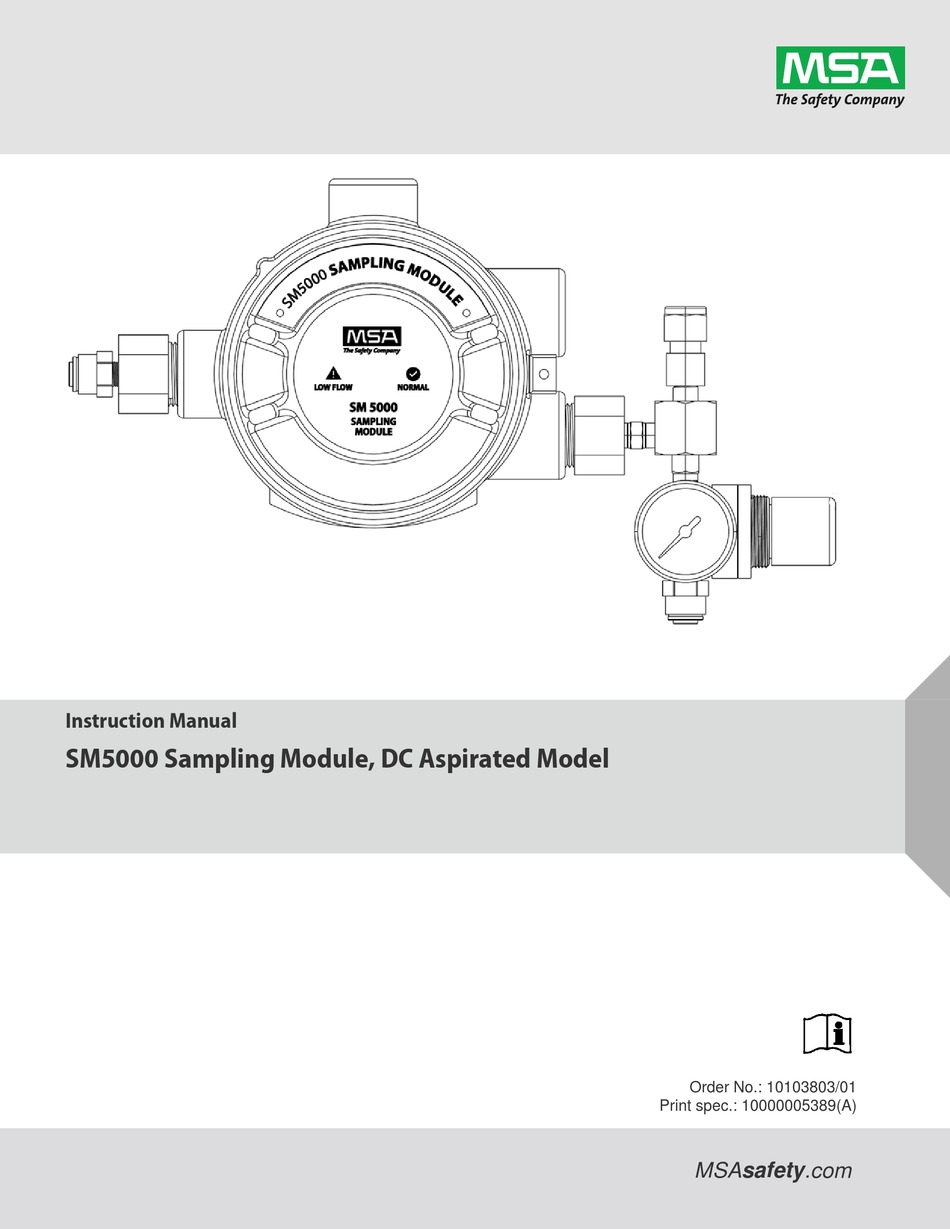 MSA SM5000 INSTRUCTION MANUAL Pdf Download | ManualsLib