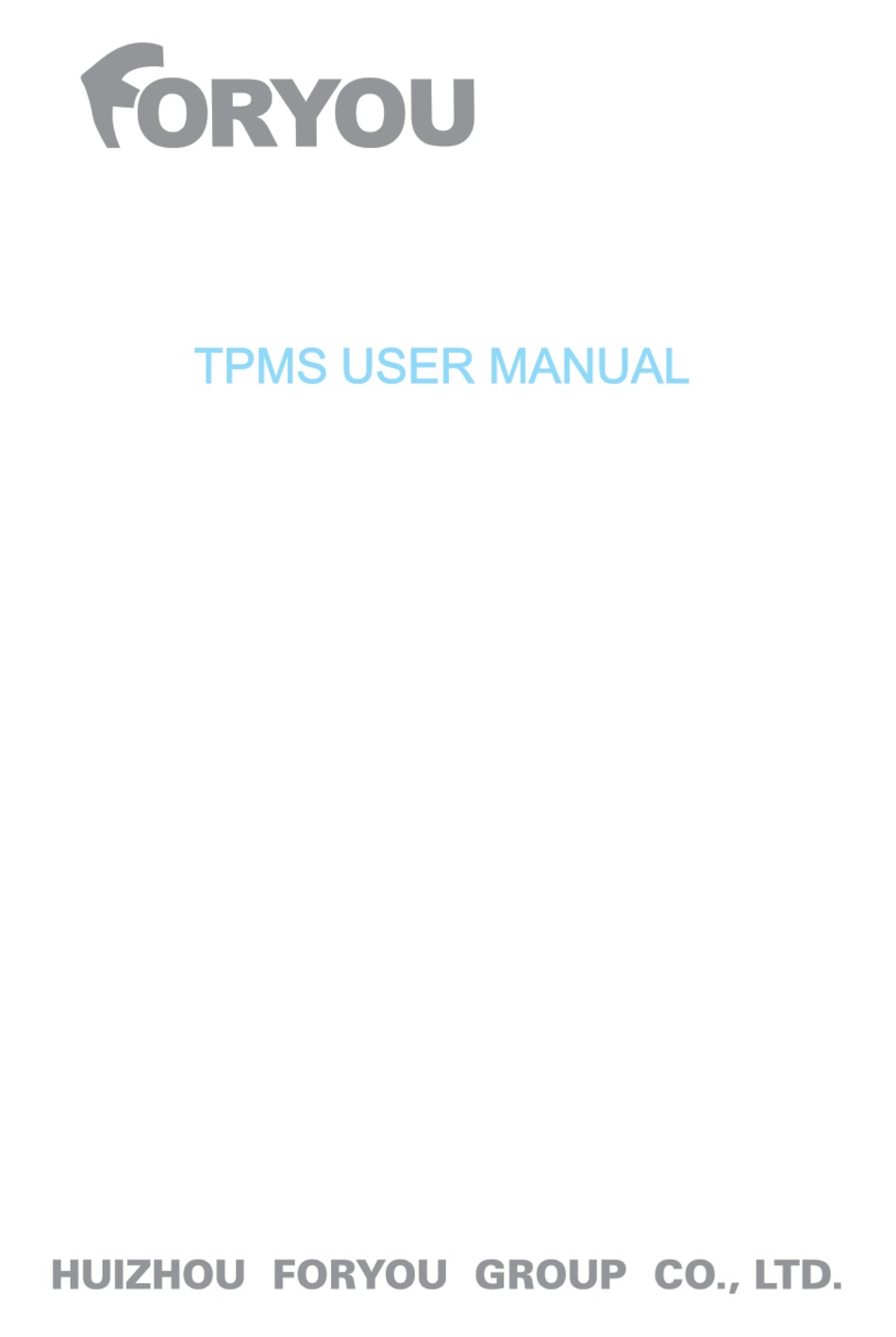 FORYOU TPMAI1DIC1 USER MANUAL Pdf Download | ManualsLib