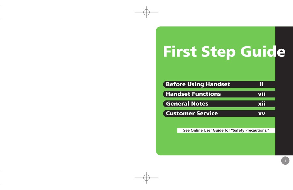 SOFTBANK 831SH CELL PHONE FIRST STEP MANUAL | ManualsLib