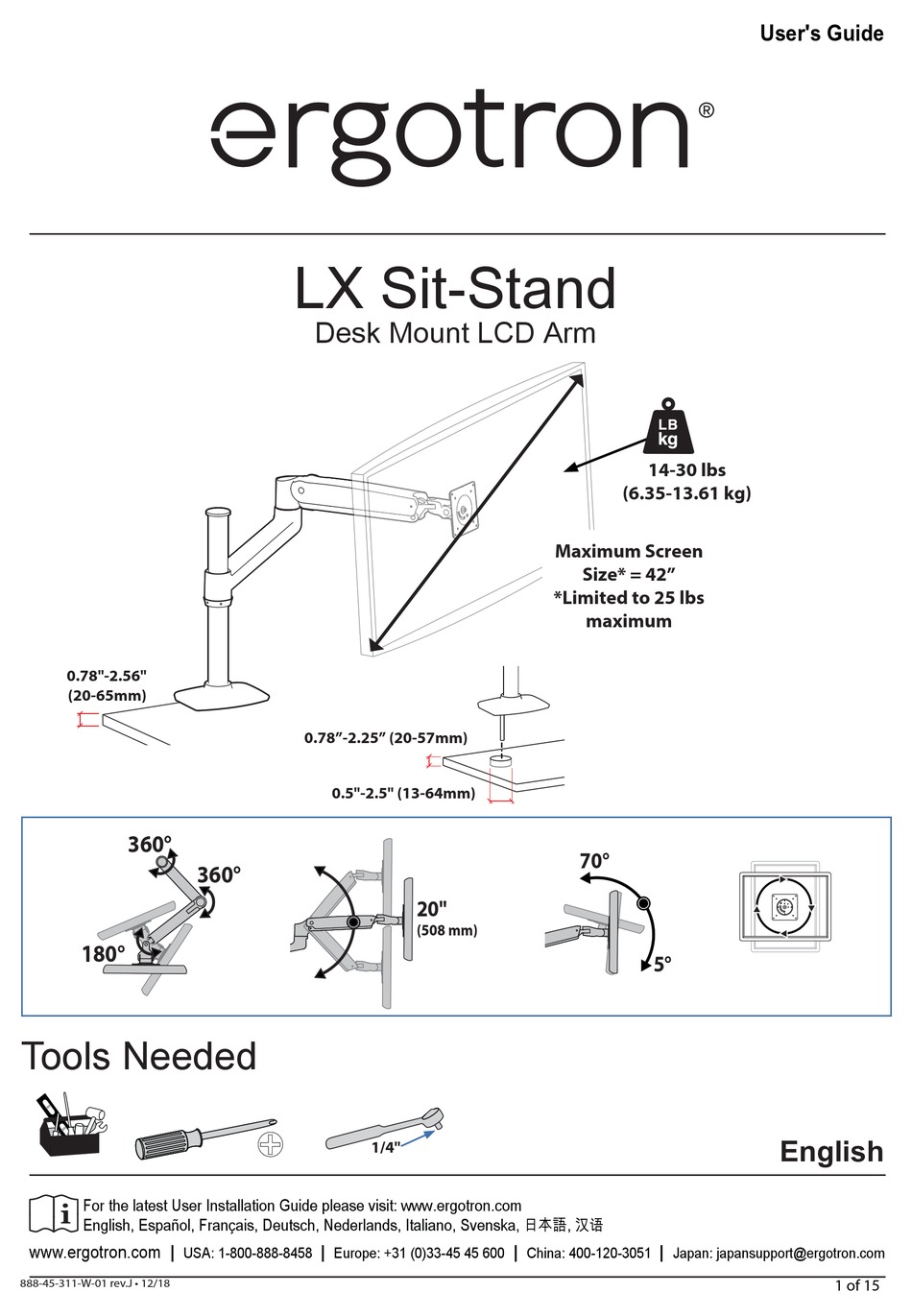 ERGOTRON LX SIT STAND USER MANUAL Pdf Download ManualsLib ERGOTRON LX SIT STAND USER MANUAL Pdf Download ManualsLib