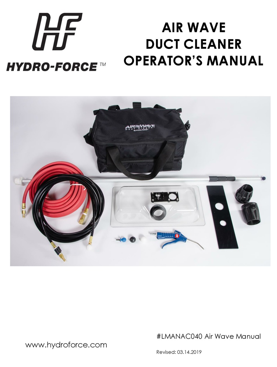 HYDRO-FORCE AC040 ULTRASONIC JEWELRY CLEANER OPERATOR'S MANUAL | ManualsLib