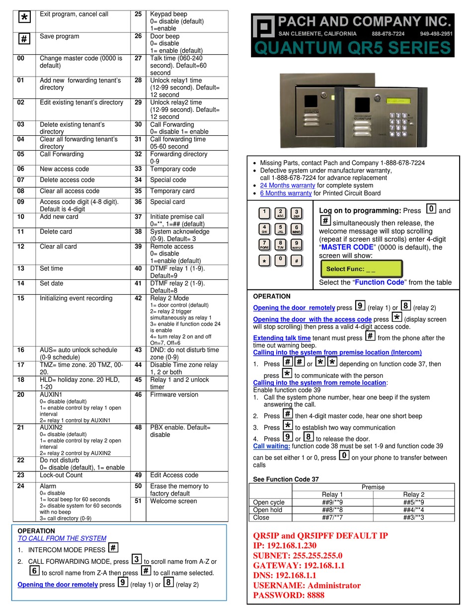 PACH COMPANY QUANTUM QR5 SERIES QUICK MANUAL Pdf Download ManualsLib pach-company-quantum-qr5-series-quick-manual-pdf-download-manualslib