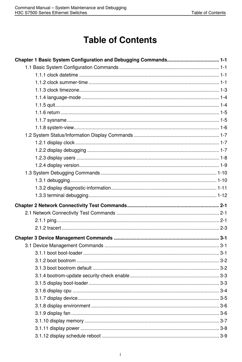H3C S7500 SERIES COMMAND MANUAL Pdf Download | ManualsLib