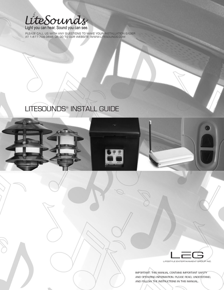 LEG LITESOUNDS INSTALL MANUAL Pdf Download | ManualsLib