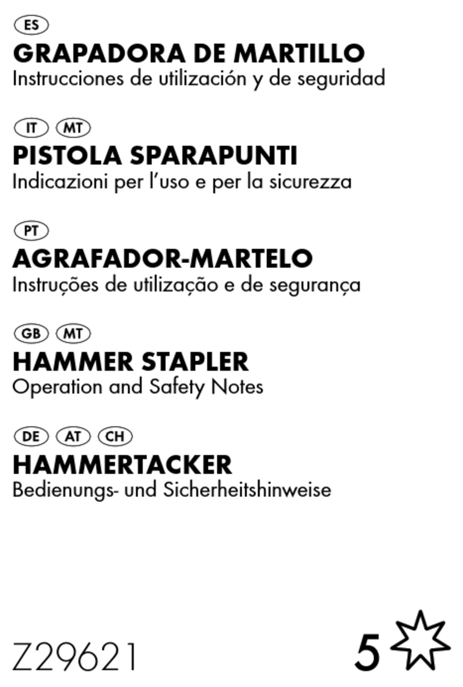 POWERFIX PROFI Z29621 OPERATION AND SAFETY NOTES Pdf Download | ManualsLib