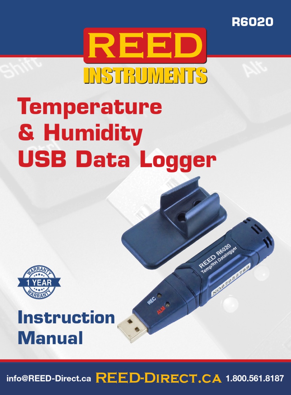 REED INSTRUMENTS R6020 INSTRUCTION MANUAL Pdf Download | ManualsLib