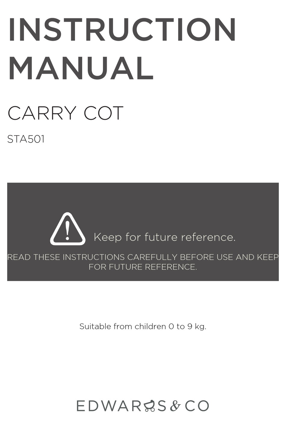 EDWARDS & CO STA501 INSTRUCTION MANUAL Pdf Download | ManualsLib