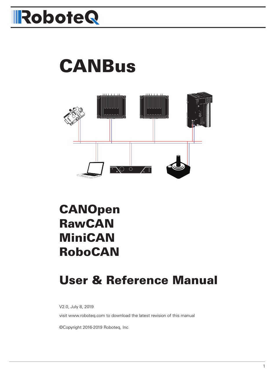 ROBOTEQ CANBUS SERIES USER'S REFERENCE MANUAL Pdf Download | ManualsLib ROBOTEQ CANBUS SERIES USER'S REFERENCE MANUAL Pdf Download | ManualsLib