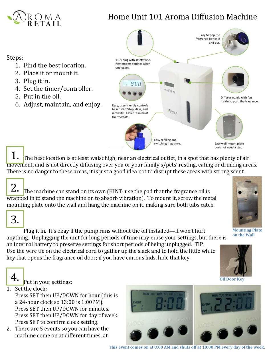 AROMA RETAIL HOME UNIT 101 USER MANUAL Pdf Download ManualsLib aroma-retail-home-unit-101-user-manual-pdf-download-manualslib