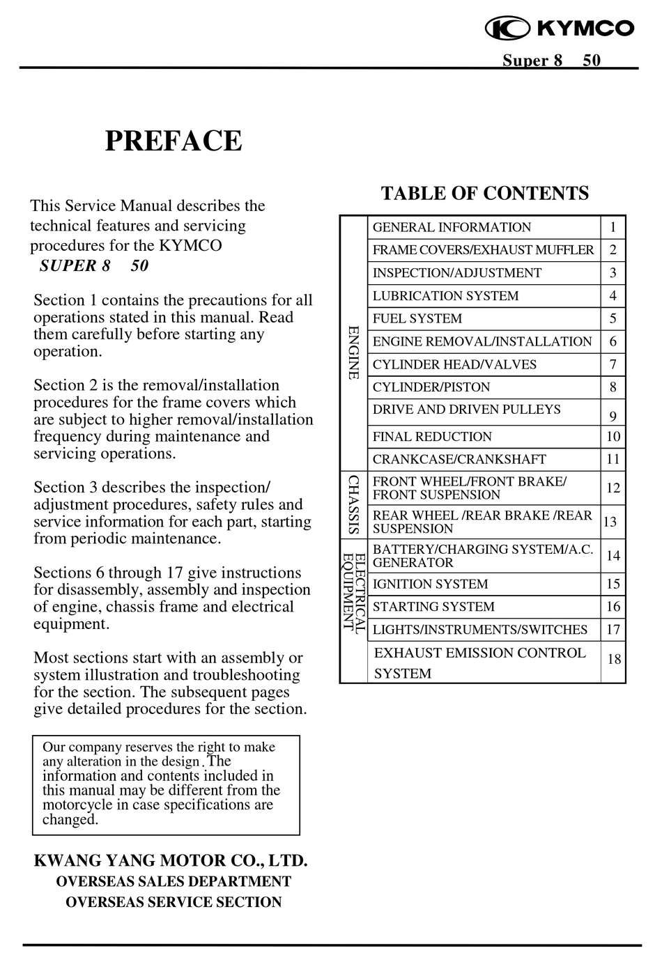 KYMCO SUPER 8 50 SERVICE MANUAL Pdf Download ManualsLib KYMCO SUPER 8 50 SERVICE MANUAL Pdf Download ManualsLib