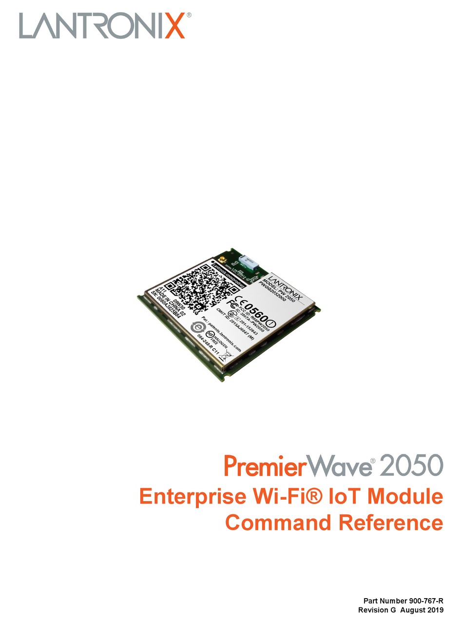 LANTRONIX PREMIERWAVE 2050 COMMAND REFERENCE MANUAL Pdf Download | ManualsLib