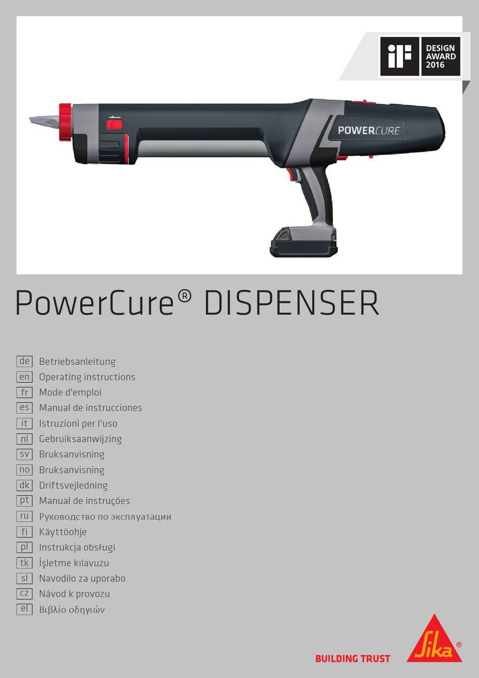 sika-power-cure-operating-instructions-manual-pdf-download-manualslib