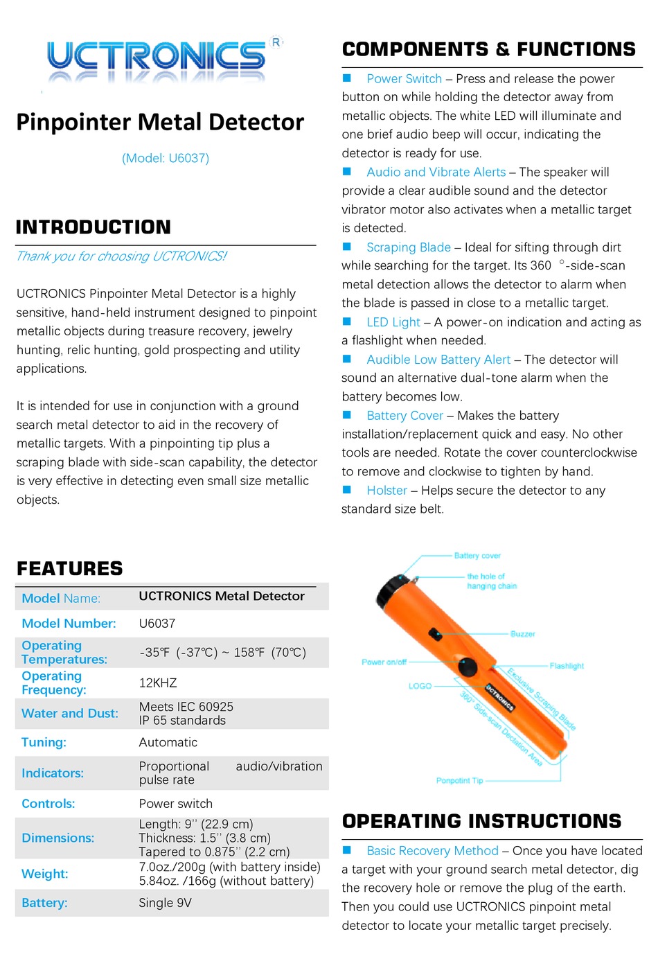 UCTRONICS U6037 QUICK START MANUAL Pdf Download | ManualsLib