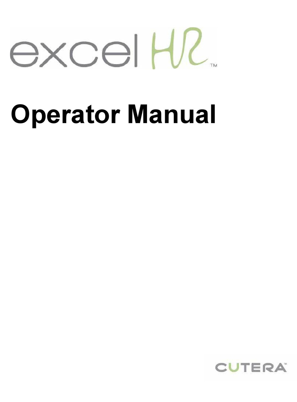 cutera-excel-hr-operator-s-manual-pdf-download-manualslib