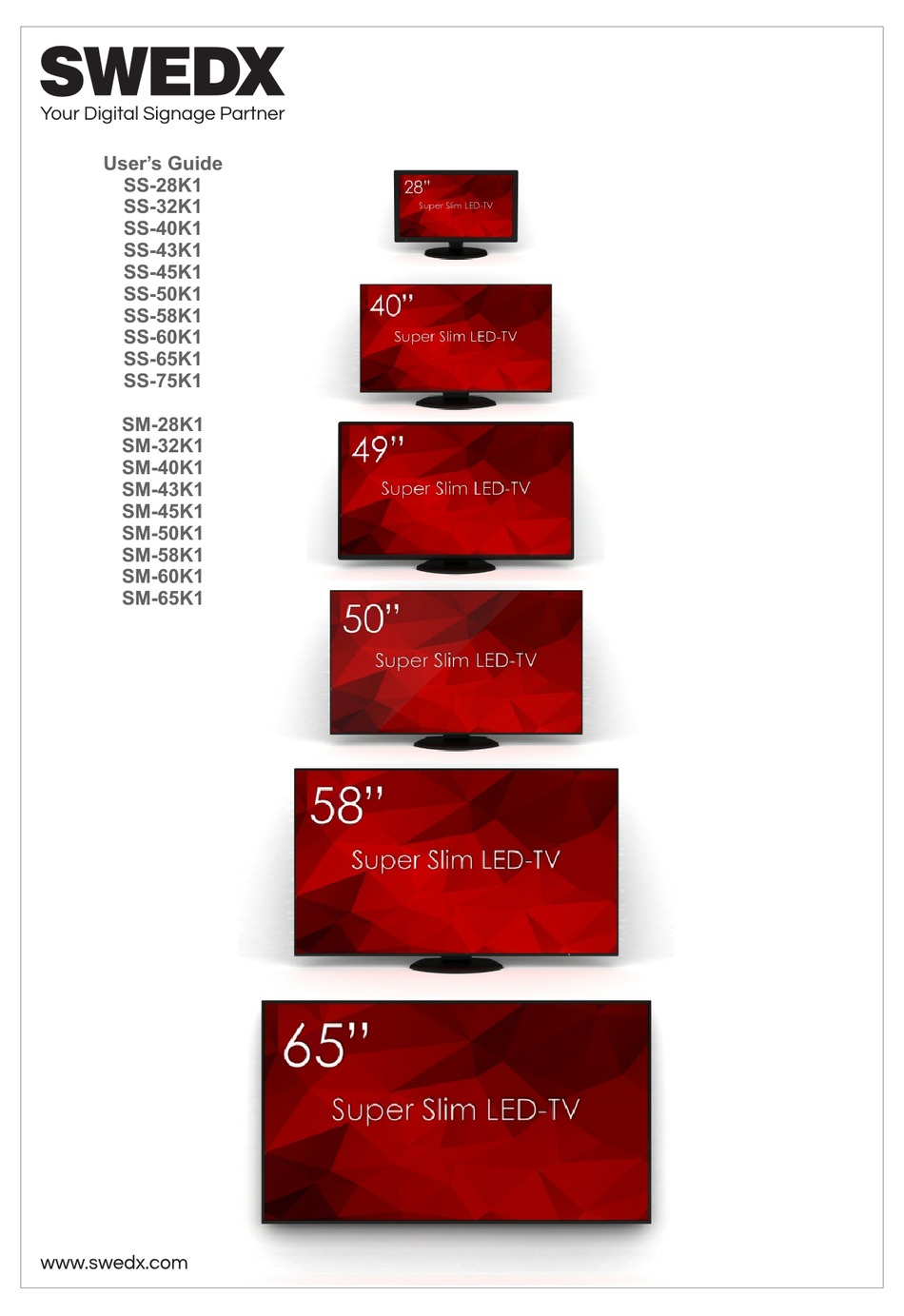SWEDX SS-28K1 USER MANUAL Pdf Download | ManualsLib